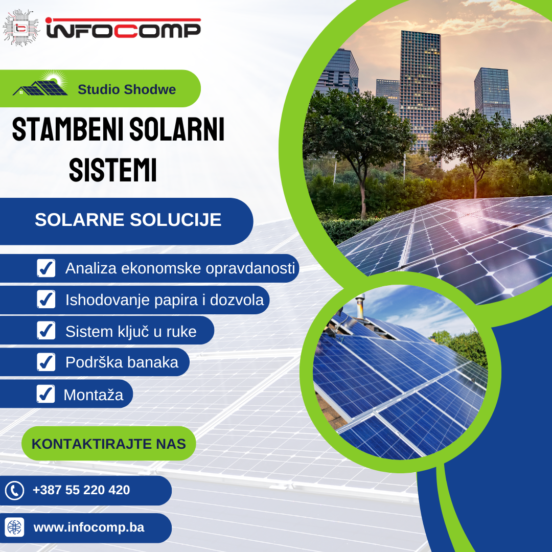 Solarne elektrane i solarni paneli | Infocomp